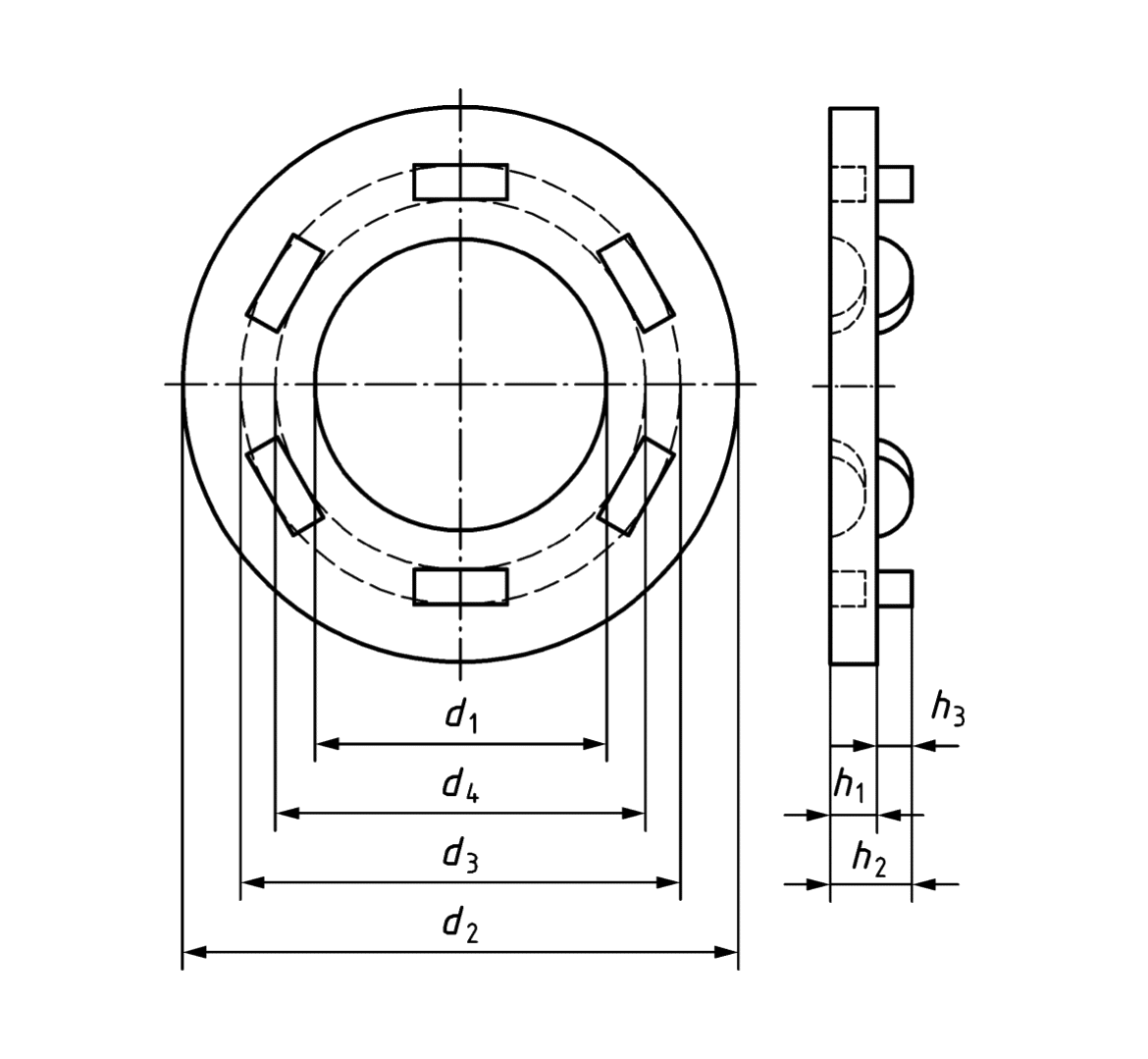 BS EN 14399 9 Dimensions Of Direct Tension Indicators Washers Andrews